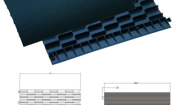 Defender® COMPACT Cable gland with 7 cable trays