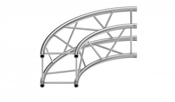 Square circular truss 40cm section with bushing connection