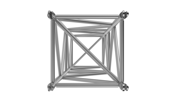 Square truss 52cm section with aluminium hook for connection