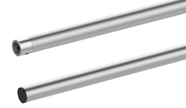 Single aluminum tubes with bushing, single tube
